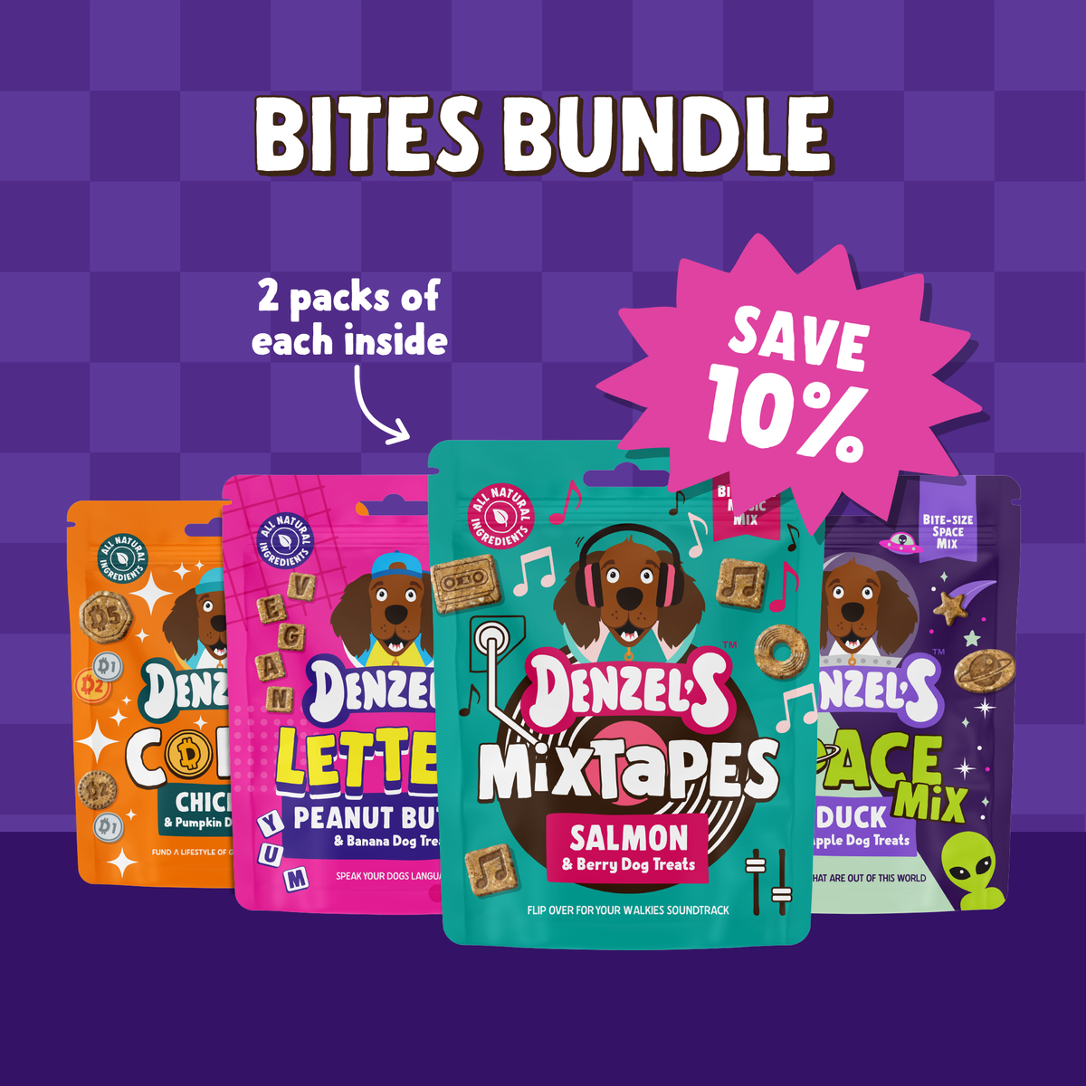 Shop All - Denzel's Dog Treat Collection